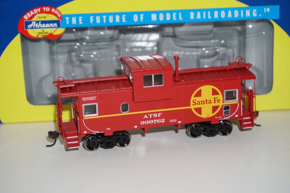Athearn 75198 - Santa Fe Wide Vision Caboose H0/DC (Gebraucht) in für ...