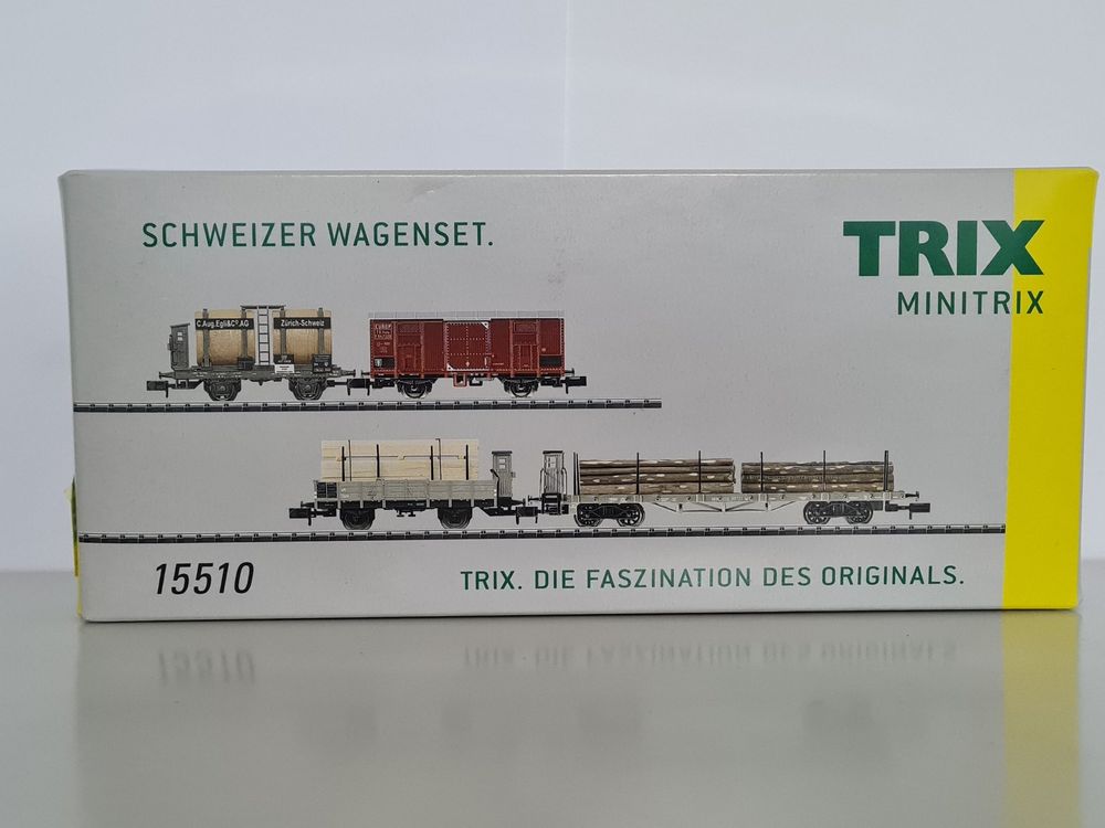 Minitrix 15510 - Schweizer Wagenset 4-teilig (Gebraucht) in Zollikofen ...
