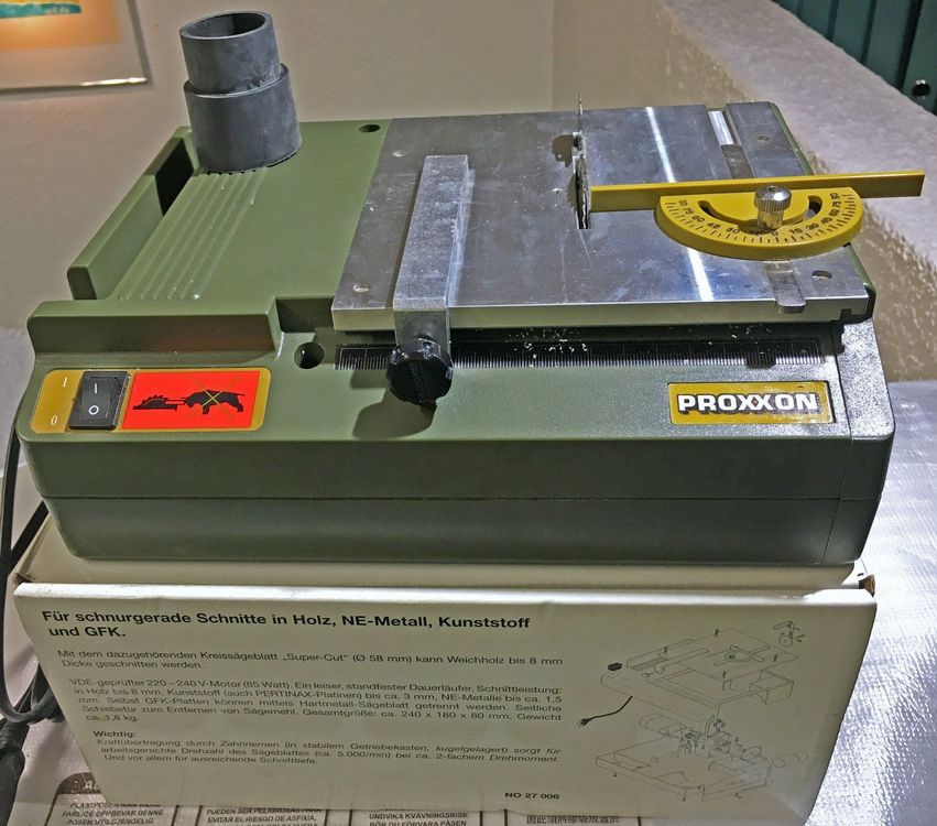 Tischkreissäge Proxon KS 230 (Gebraucht) in Buchrain für CHF 51 – mit Lieferung auf Ricardo kaufen