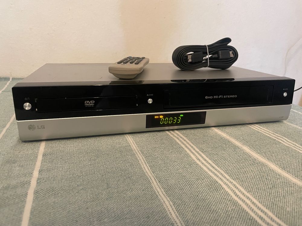 LG V190 VHS / DVD Kombination Mit Scart Kabel | Kaufen auf Ricardo
