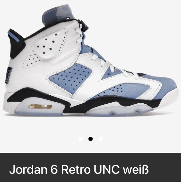 Jordan 6 Retro UNC Weiss, Grösse US 7 - Top Zustand! (Gebraucht) in ...
