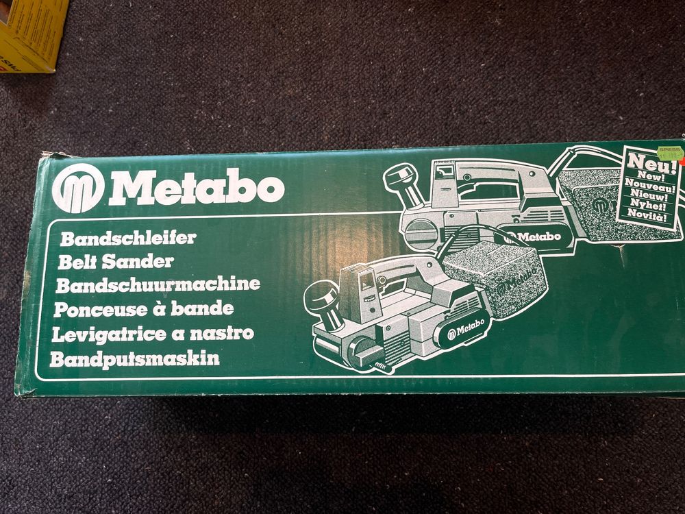 Bandschleifmaschine Metabo | Kaufen auf Ricardo