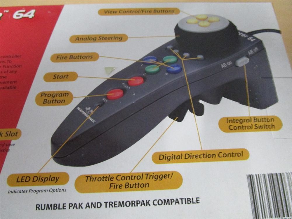 Nintendo 64 Ultra Racer Controller NEU (Gebraucht) in Goldau für CHF 19 ...