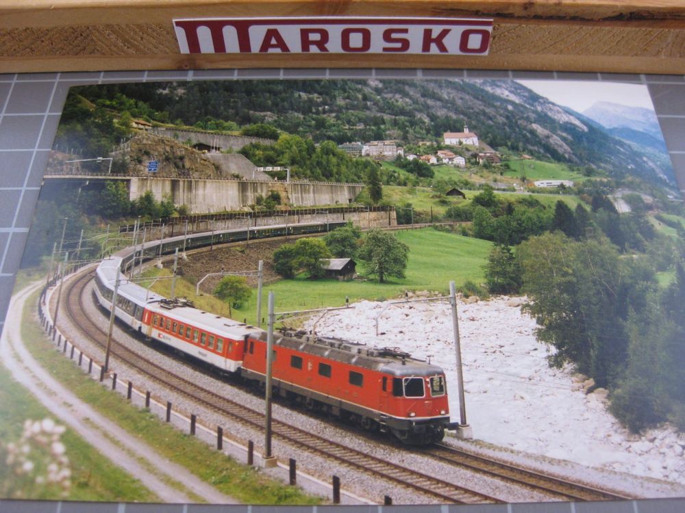 Echtfoto: Wassen, 1994, Schweizerische Bundesbahn SBB, Gröss (Gebraucht) in Malters für CHF 9 ...