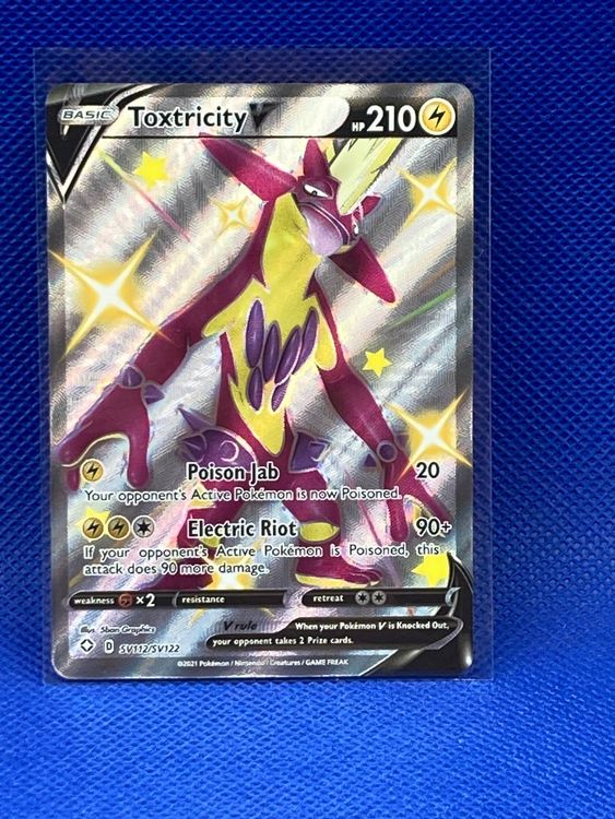Pokemon Shining Fates / Toxtricity V SV112 / SV122 EN | Kaufen auf Ricardo