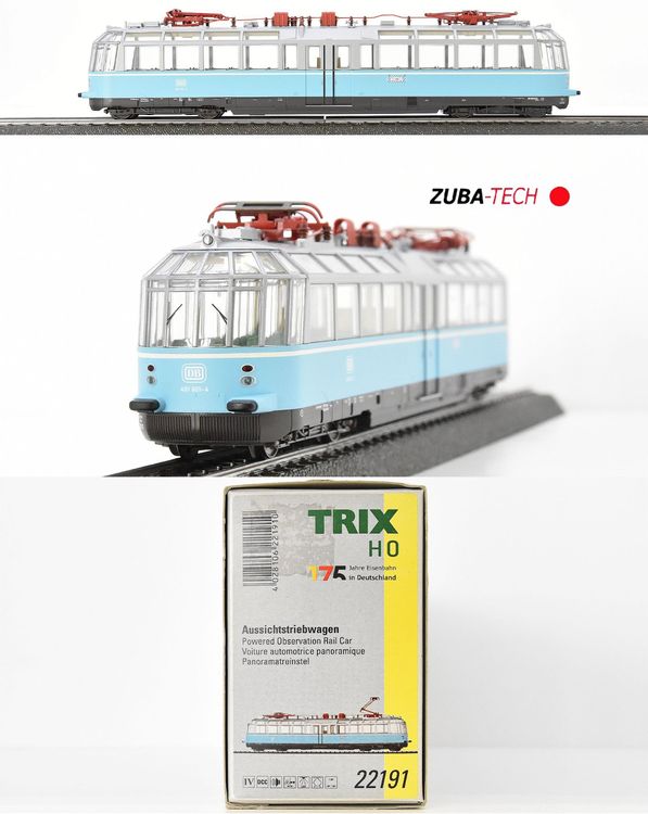 Trix 22191 Aussichtstriebwagen BR 491 DB H0 GS Digital OVP (Neu (gemäss ...