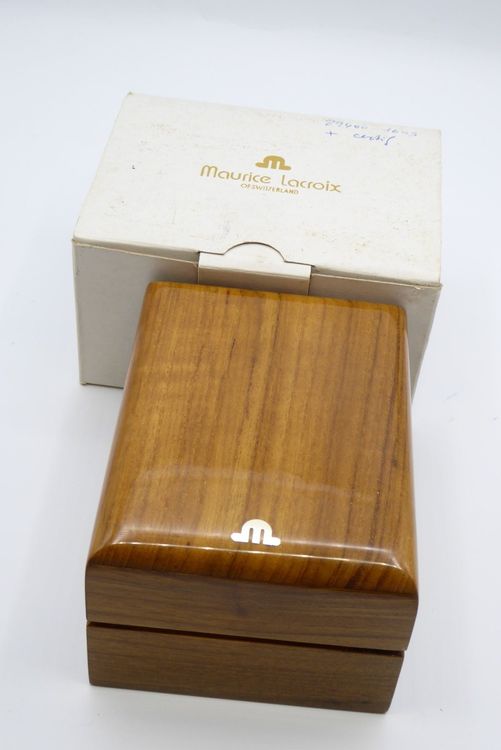 Maurice Lacroix Box Vintage in wood | Kaufen auf Ricardo