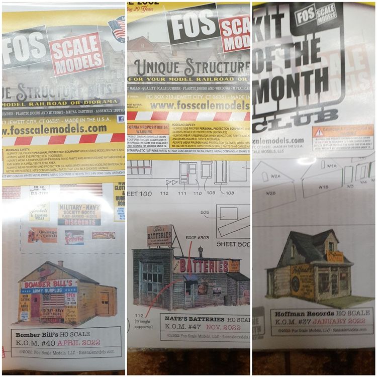 3x FOS Scale Models Bausätze H0 neu (Neu und originalverpackt) in ...