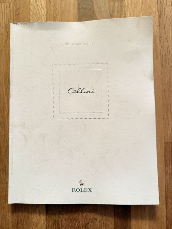 Rolex Cellini Broschüre / Katalog - Seltenes Sammlerstück (Gebraucht ...