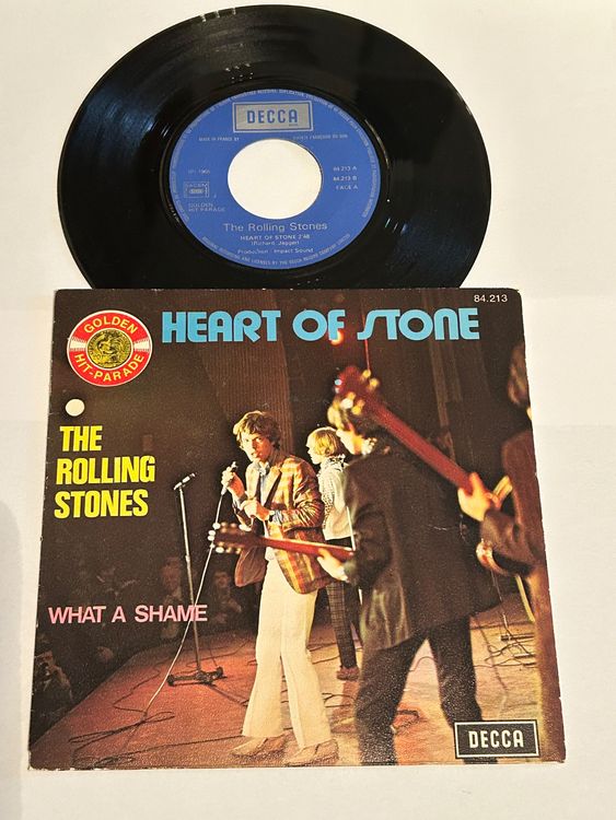 Rolling Stones. Heart Of Stone / What A Shame (Gebraucht) in Faulensee ...