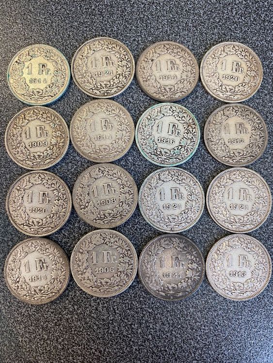 16 Stk 1.- über 100 Jahre Alt (61) | Kaufen auf Ricardo