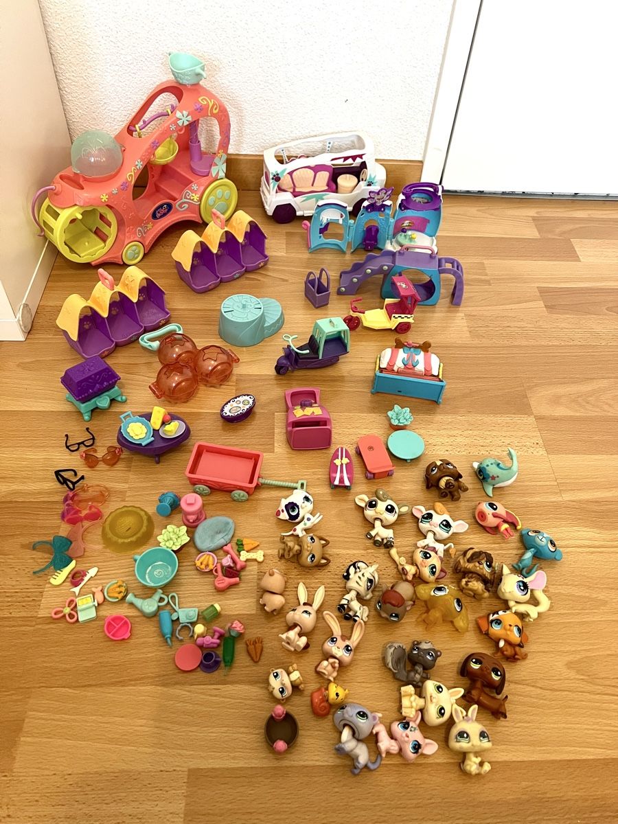 Littlest Pet Shop LPS Sammlung: Auto, Tiere & Zubehör (Gebraucht) in ...