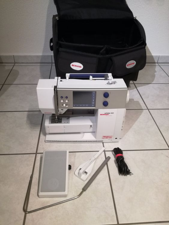 Nähmaschine BERNINA artista 640 + Stickmodul ab Service (Gebraucht) in ...