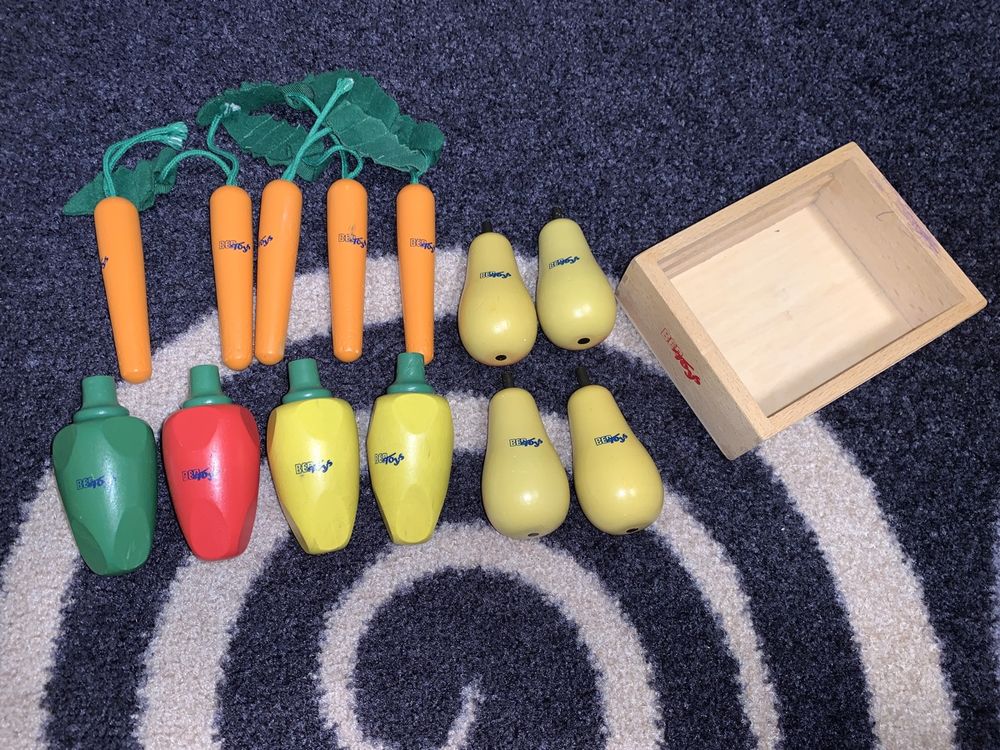 BEA Toys Gemüse/Früchte aus Holz mit Box (Gebraucht) in Dällikon für ...