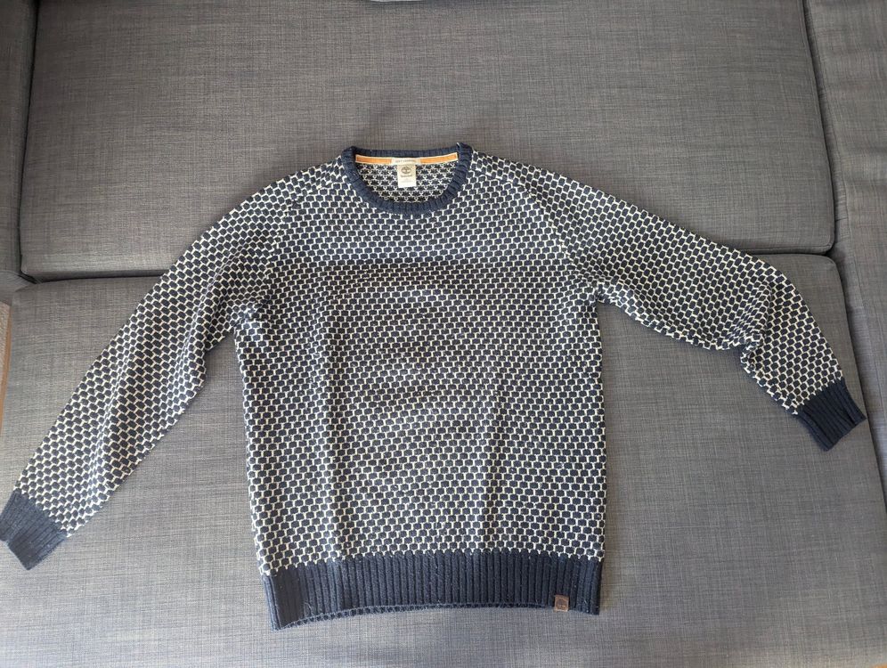 Timberland Blue-Cream sweater - L size - Used (Gebraucht) in Fribourg ...