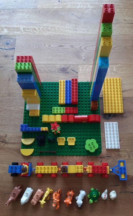 DUPLO Set 185-teilig, inkl. Platte und Zubehör (Gebraucht) in Bubikon ...