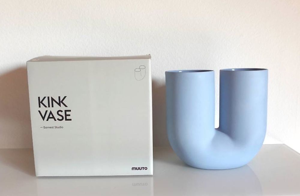 Kink Vase by Muuto (light blue) | Kaufen auf Ricardo