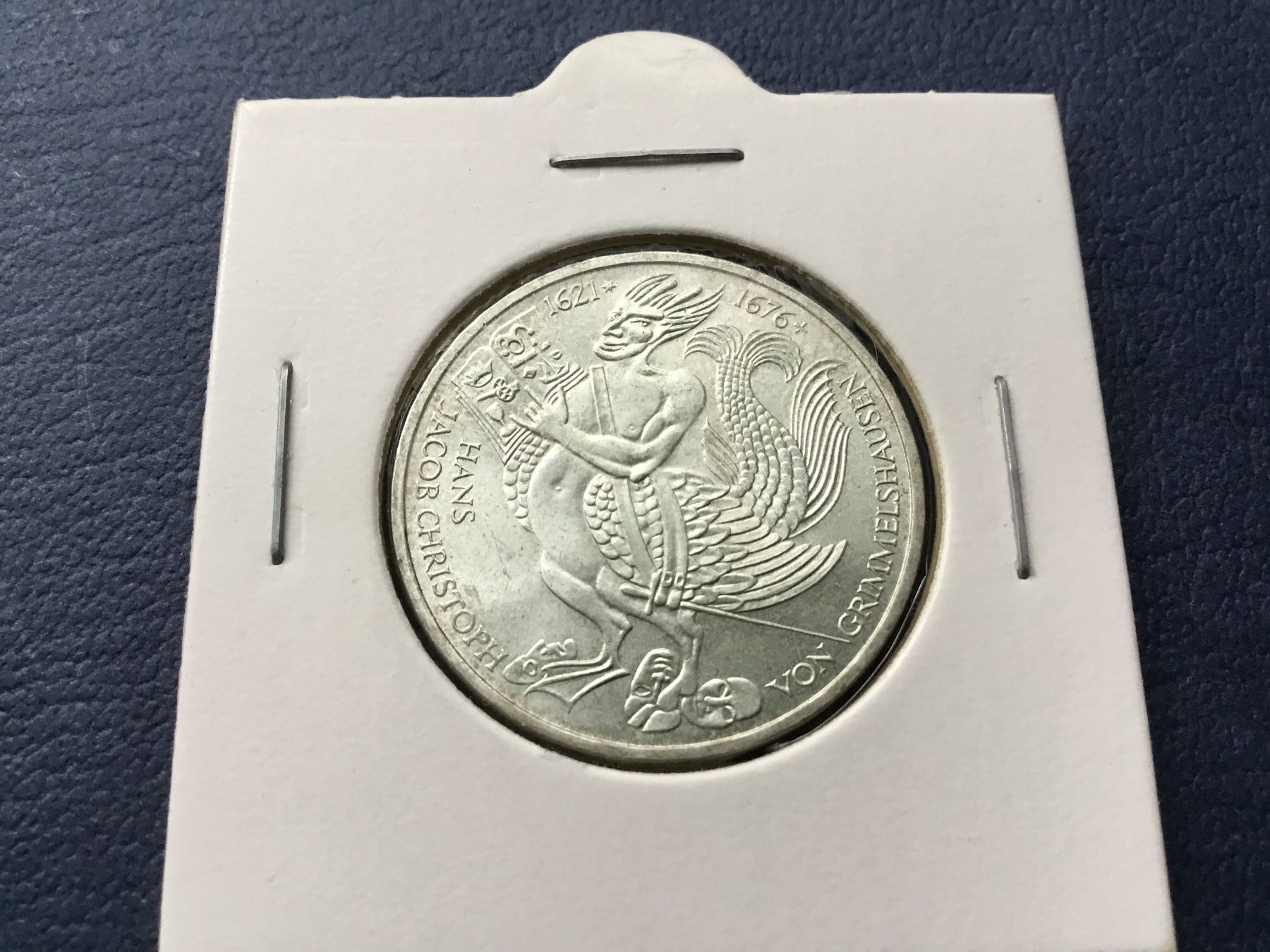 5 DM Silbermünze von Grimmelshausen VZ ++1976 (Gebraucht) in St ...