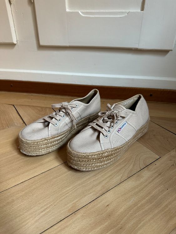 SUPERGA - Plateau Sneaker beige 39 | Kaufen auf Ricardo
