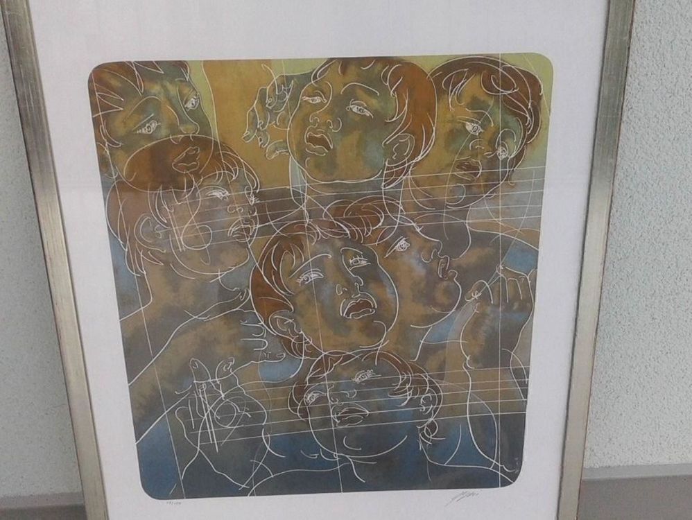 Original Lithographie Hans Erni | Kaufen auf Ricardo