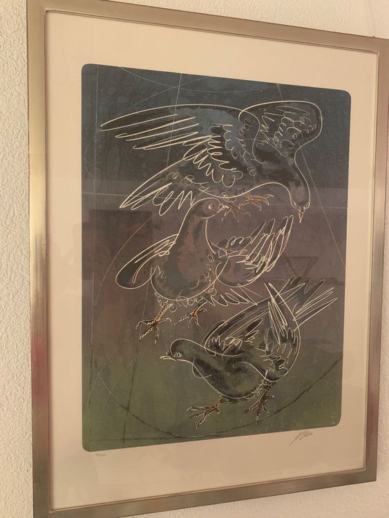 HANS ERNI, ORIGINAL-LITHO, FRIEDE II | Kaufen auf Ricardo