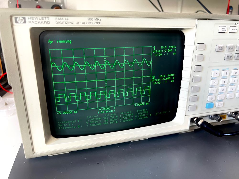 HP 54501A Oszilloskop 100 MHz 4-Kanal – einwandfrei (Gebraucht) in ...
