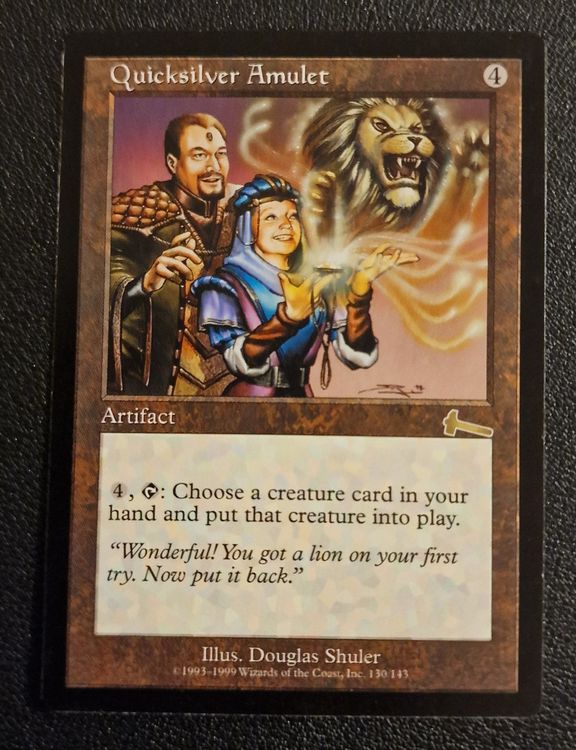 Quicksilver Amulet, Magic the Gathering (Gebraucht) in Hochdorf für CHF ...