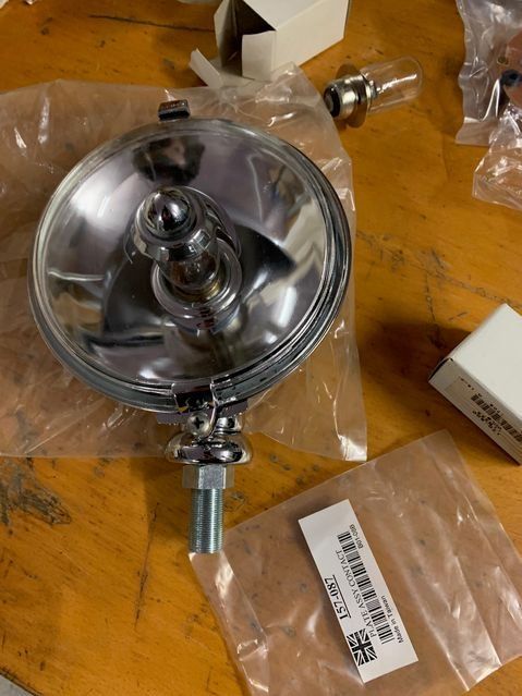 Zusatz Scheinwerfer Lucas für Oldtimer der 50er + 60er Jahre (Neu ...