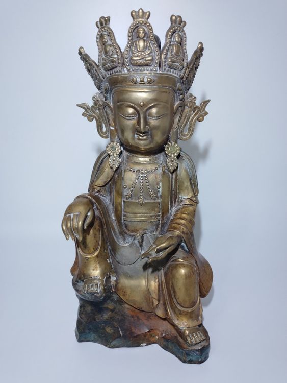 Alter Grosser Buddha Bronze (Gebraucht) in arbon für CHF 396 – mit Lieferung auf Ricardo kaufen