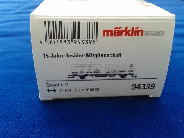 Märklin 94339 Märklin Insider Containerwagen H0 (Neu und ...