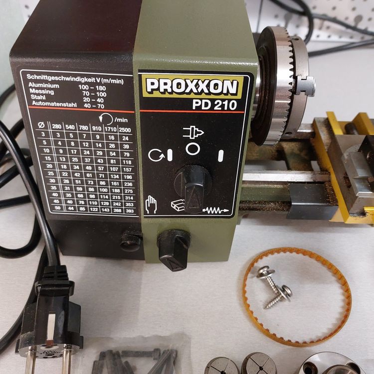 DREHBANK PROXXON PD210 mit vielem Zubehör (Gebraucht) in EMBRACH für ...