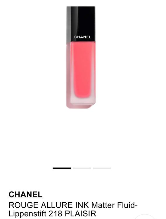 CHANEL ROUGE ALLURE INK Matter Fluid-Lippenstift 218 PLAISIR | Kaufen ...