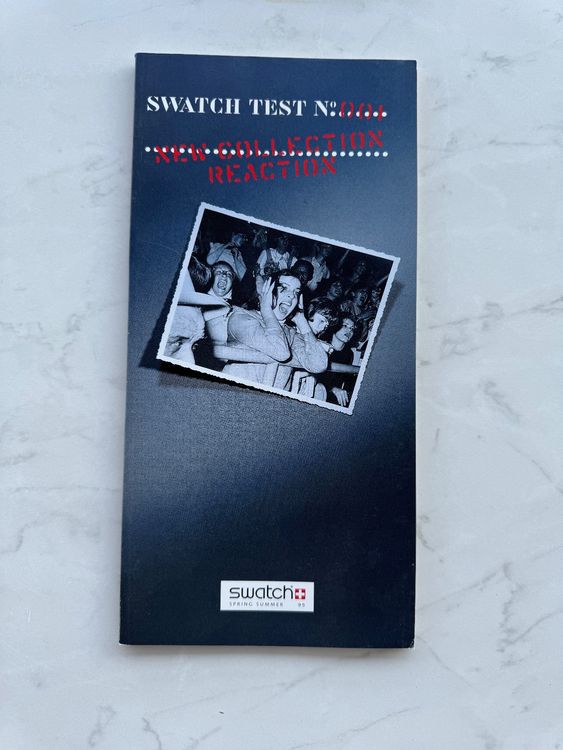 Swatch Test No.001-New Collection Reaction SPRING/SUMMER 95 (Neu ...