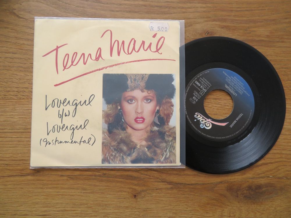 Teena Marie - Lovergirl - Seltene Single Schallplatte Vinyl (Neu ...