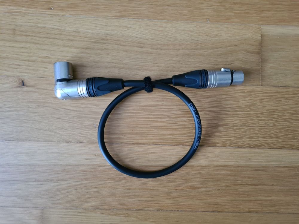 pro snake 0.5m Angled XLR male/XLR female (Neu (gemäss Beschreibung ...