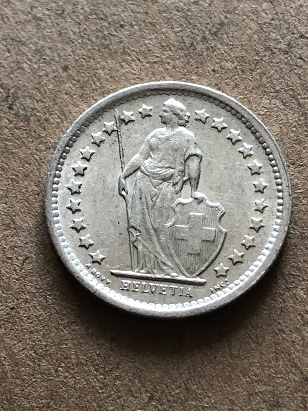 Schweizer Münze: 1/2 Fr. 1965 - Silber (Gebraucht) in Schötz für CHF 2.2 – mit Lieferung auf ...