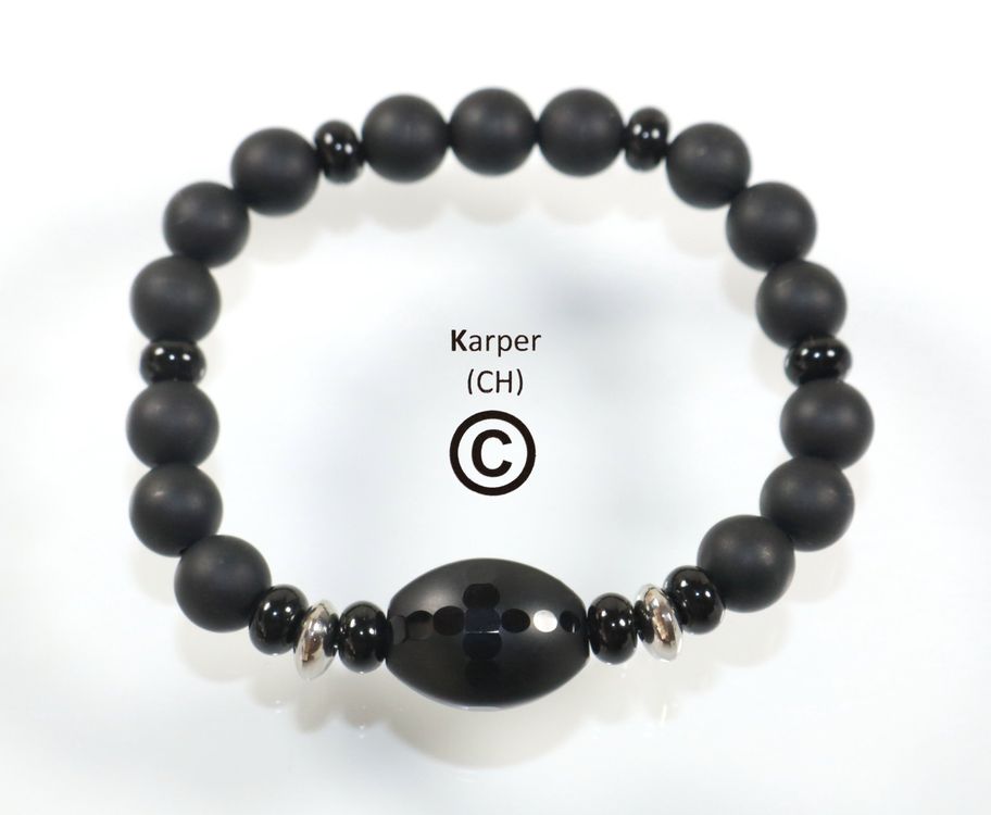Onyx Armband / Bracelet Onyx | Kaufen auf Ricardo