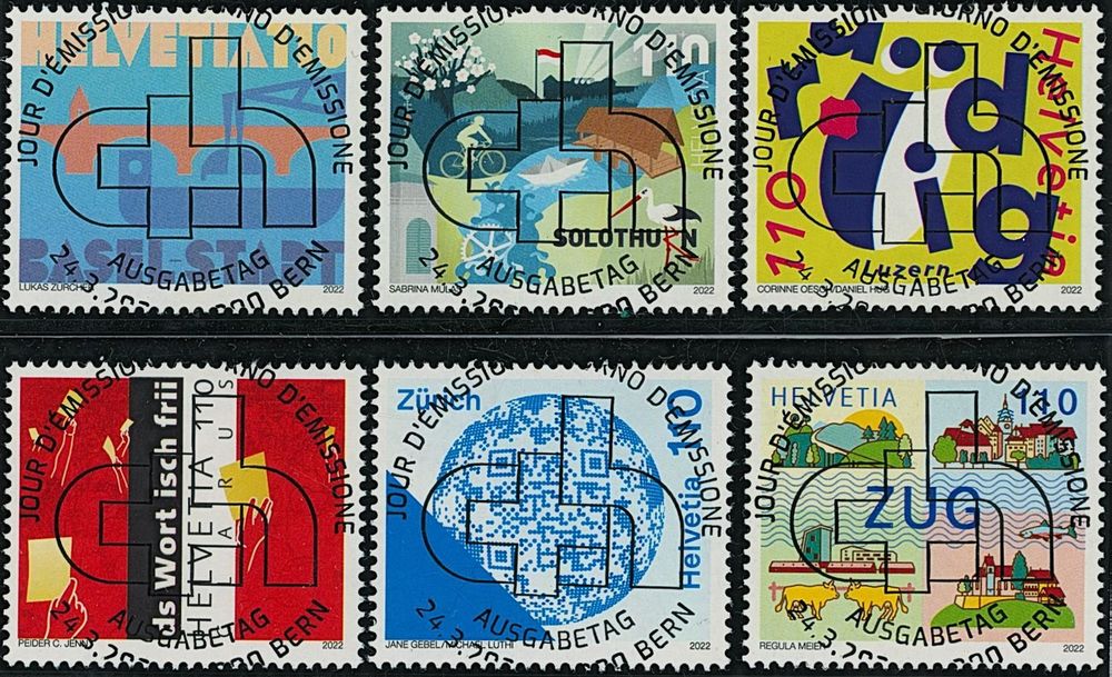 2022 Kanton - Schweiz - Ersttag Voll ET (Gebraucht) in Schindellegi für CHF 75 – mit Lieferung ...