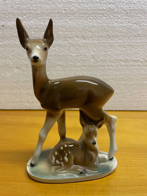 Porzellan Reh mit Kitz (Gebraucht) in Gempen für CHF 10 – mit Lieferung ...