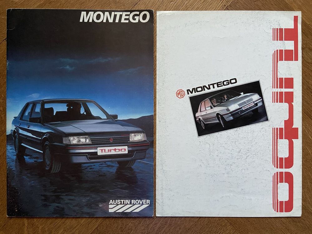 MG AUSTIN MONTEGO Prospekt Konvolut 1986 1987 mit MG Turbo (Gebraucht ...