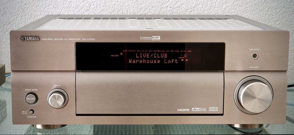 Yamaha RX V1700 AV-Receiver mit HDMI und PHONO *Titan* TOP! (Gebraucht ...