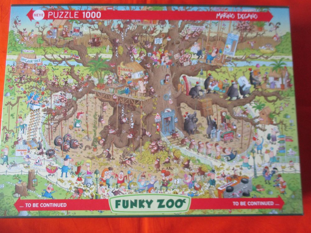 Heye Puzzle, Funky Zoo, Monkey Habitat (Gebraucht) in Birsfelden für ...