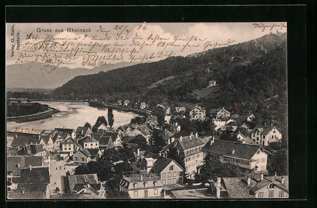 Rheineck, Teilansicht aus der Vogelschau | Kaufen auf Ricardo