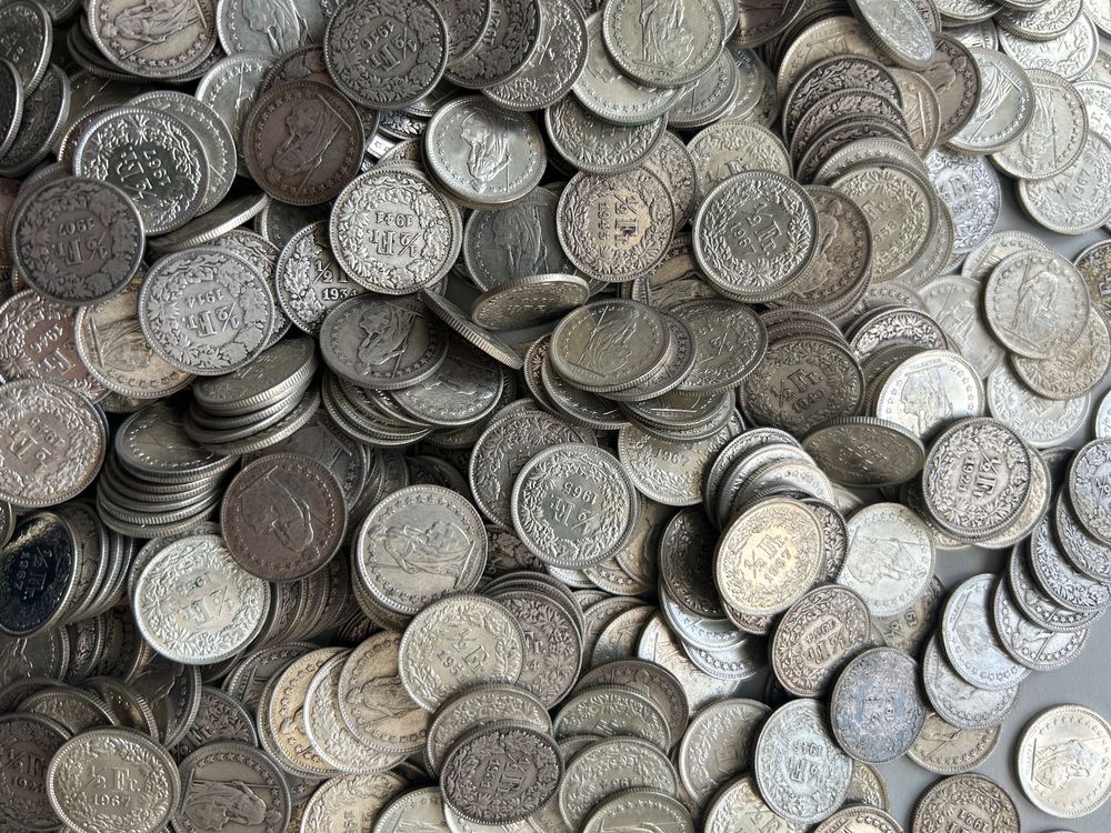 1 Kilo Schweizer Silber-Münzen | Kaufen auf Ricardo