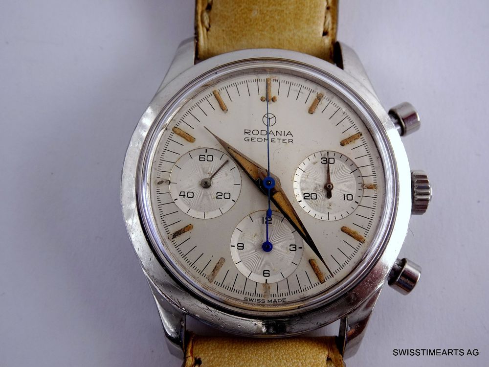 RODANIA GEOMETER 1960ER CHRONOGRAPH KAL. VALJOUX 23 RARITÄT (Gebraucht ...