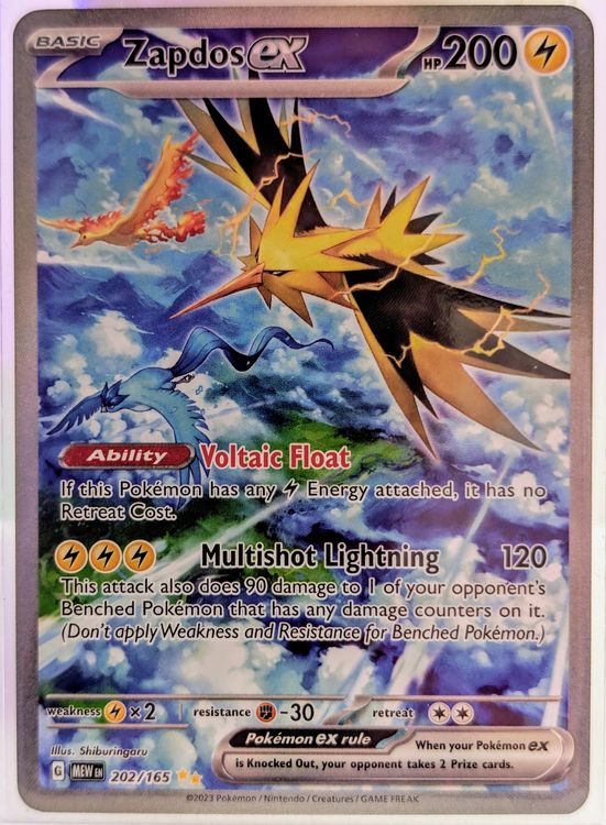 Zapdos Ex 202/165 (Neu (gemäss Beschreibung)) in Weinfelden für CHF 43 ...
