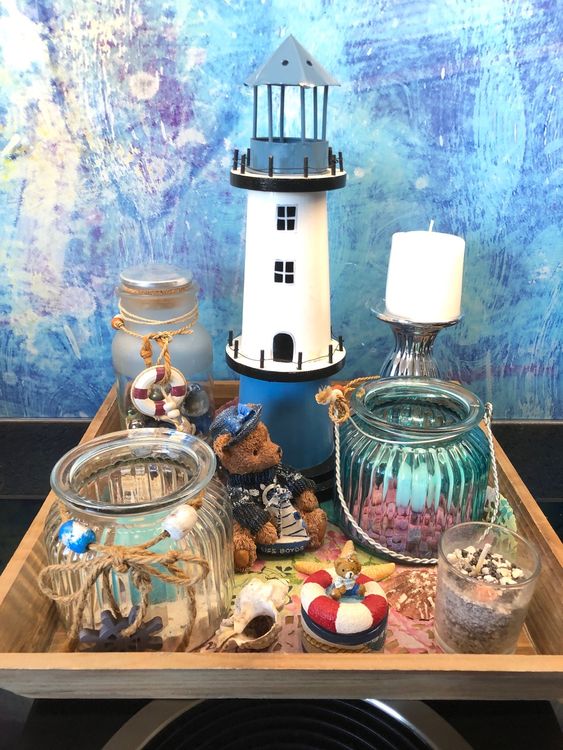 Maritim Stranddeko Gartendeko Schiff Muscheln Vintagedeko (Neu (gemäss Beschreibung)) in ...