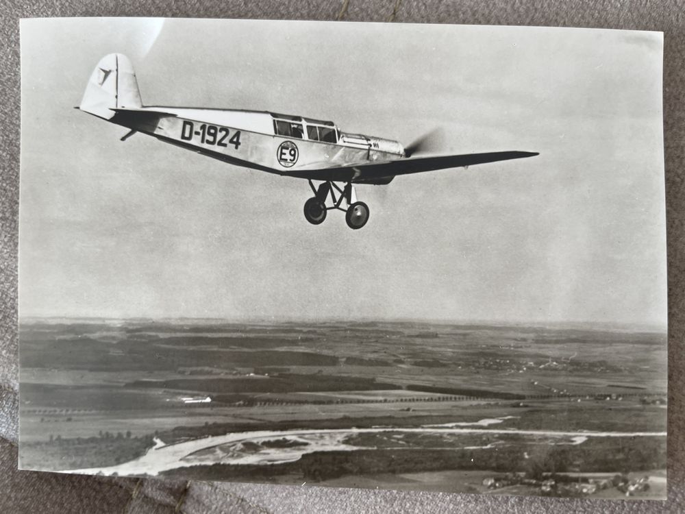 Messerschmitt BFW M 23 Fotopostkarte Flugzeug Oldtimer Rarit (Gebraucht ...
