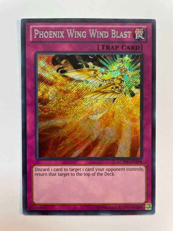 Yugioh Phoenix Wing Wind Blast Secret Rare Englisch LCYW | Kaufen auf ...