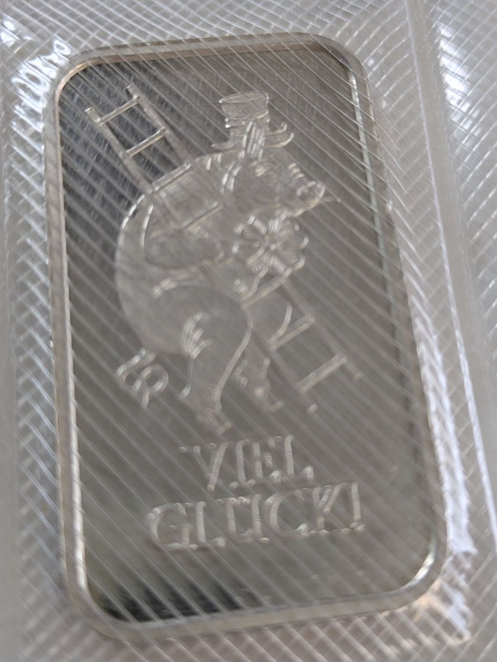 1 oz. / Unze Silber Barren Glückschwein Argor Heraeus 999 (Gebraucht ...